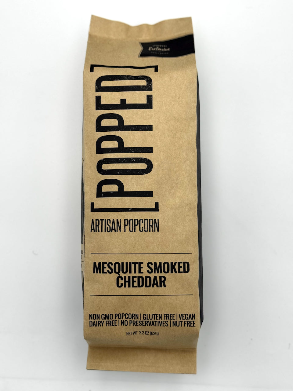 MESQUITE SMOKED CHEDDAR– [POPPED] Artisan Popcorn